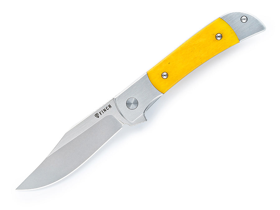 Frog Leg - Sunkist Smooth Ox Bone – Finch Knife Co