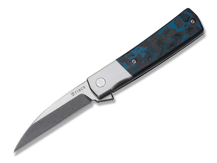 Widowmaker - Arctic Storm - Satin Stonewash – Finch Knife Co
