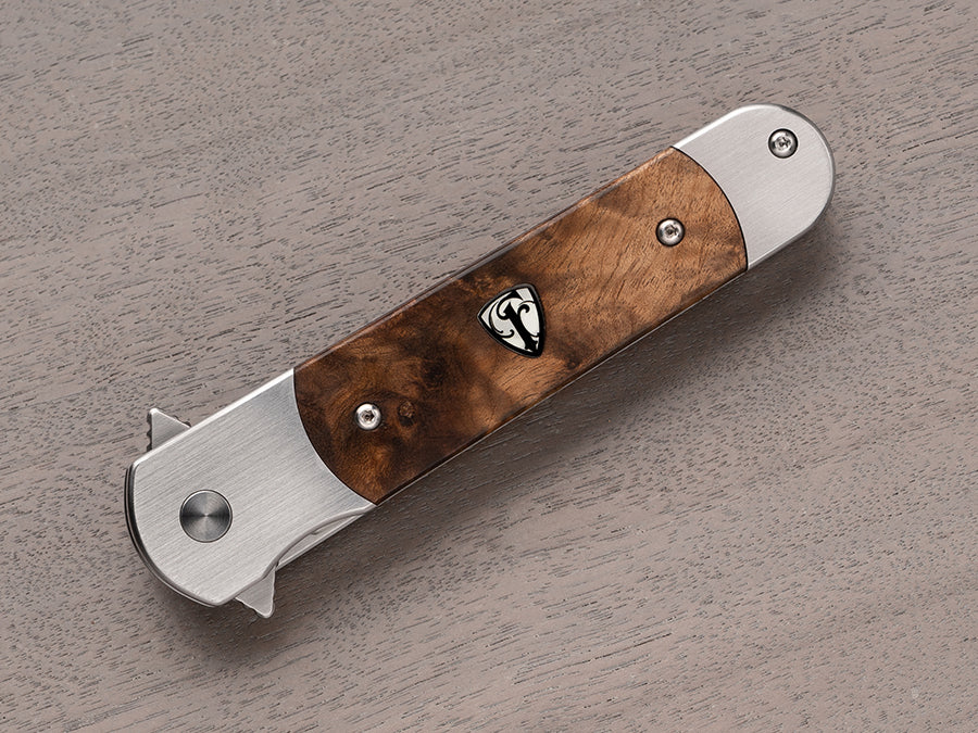 Roadrunner - Burlwood – Finch Knife Co